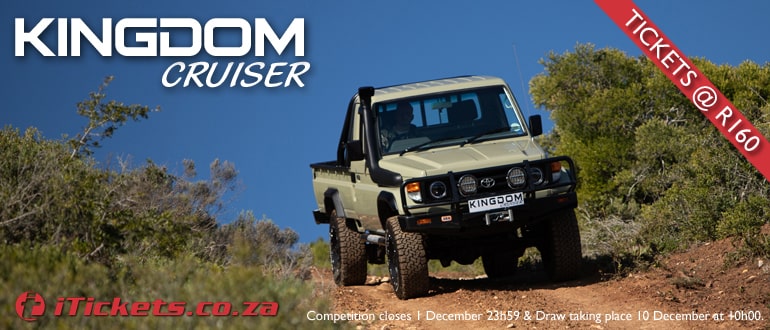 Tickets | Kingdom Cruiser Raffle in Pretoria, ZA | iTickets
