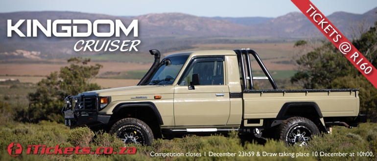 Tickets | Kingdom Cruiser Raffle in Pretoria, ZA | iTickets