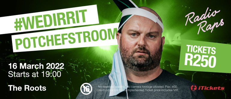 Tickets | Wedirrit - Potchefstroom in Potchefstroom, ZA | iTickets