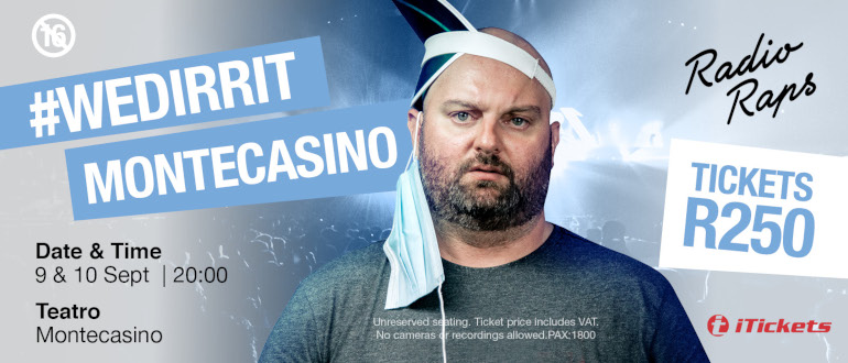 Tickets | Wedirrit | Montecasino in Sandton, Johannesburg, GT | iTickets
