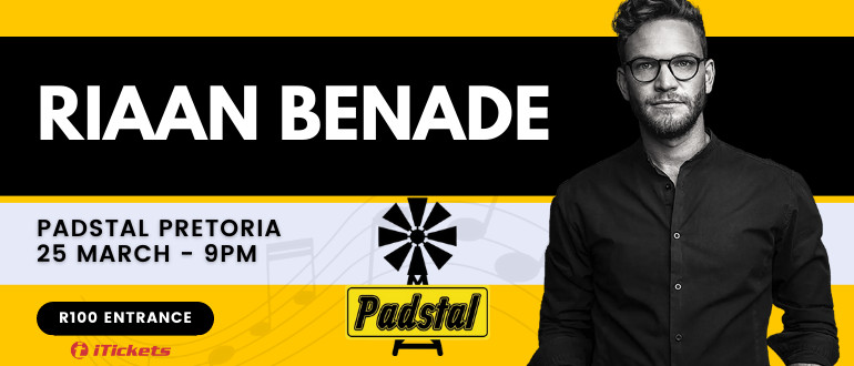 Tickets | Riaan Benadé Live at Padstal in Pretoria, ZA | iTickets