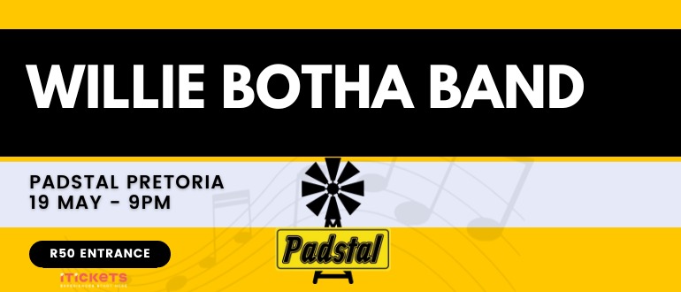 Tickets | Willie Botha Band Live at Padstal in Pretoria, ZA | iTickets